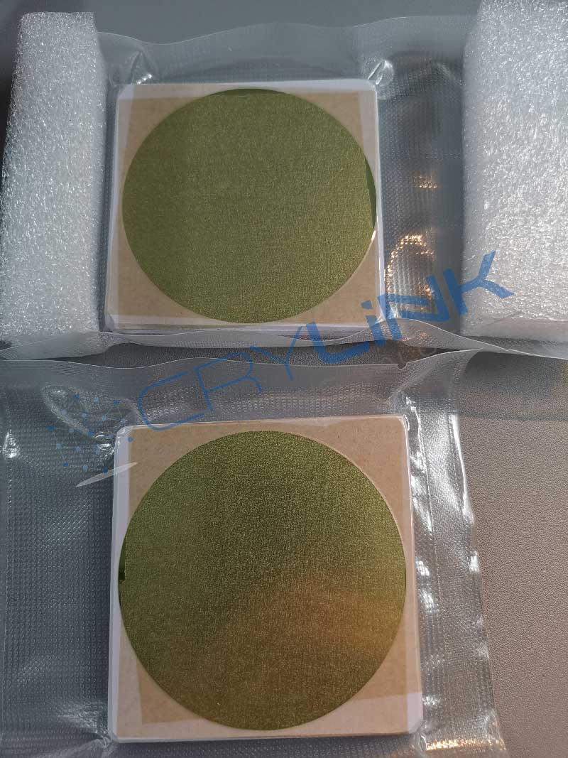 Ce:YAG闪烁体案例（三） — dia70*0.1mm _闪烁晶体的制造商与供应商